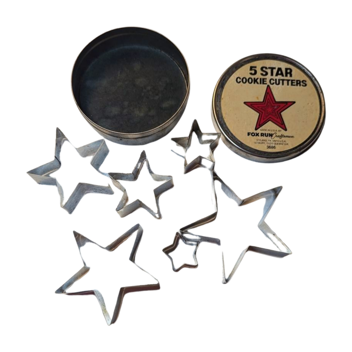 Vintage Star Cookie Cutter Set in Tin – The Celebration Co.